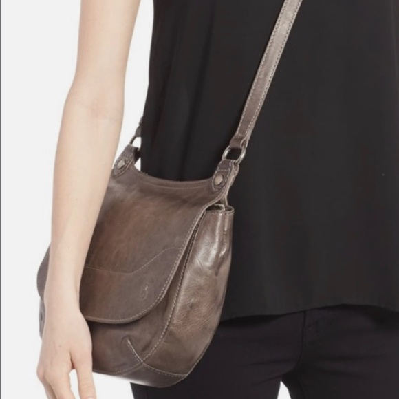 Frye | Bags | Frye Melissa Brown Leather Crossbody Saddle Bag | Poshmark